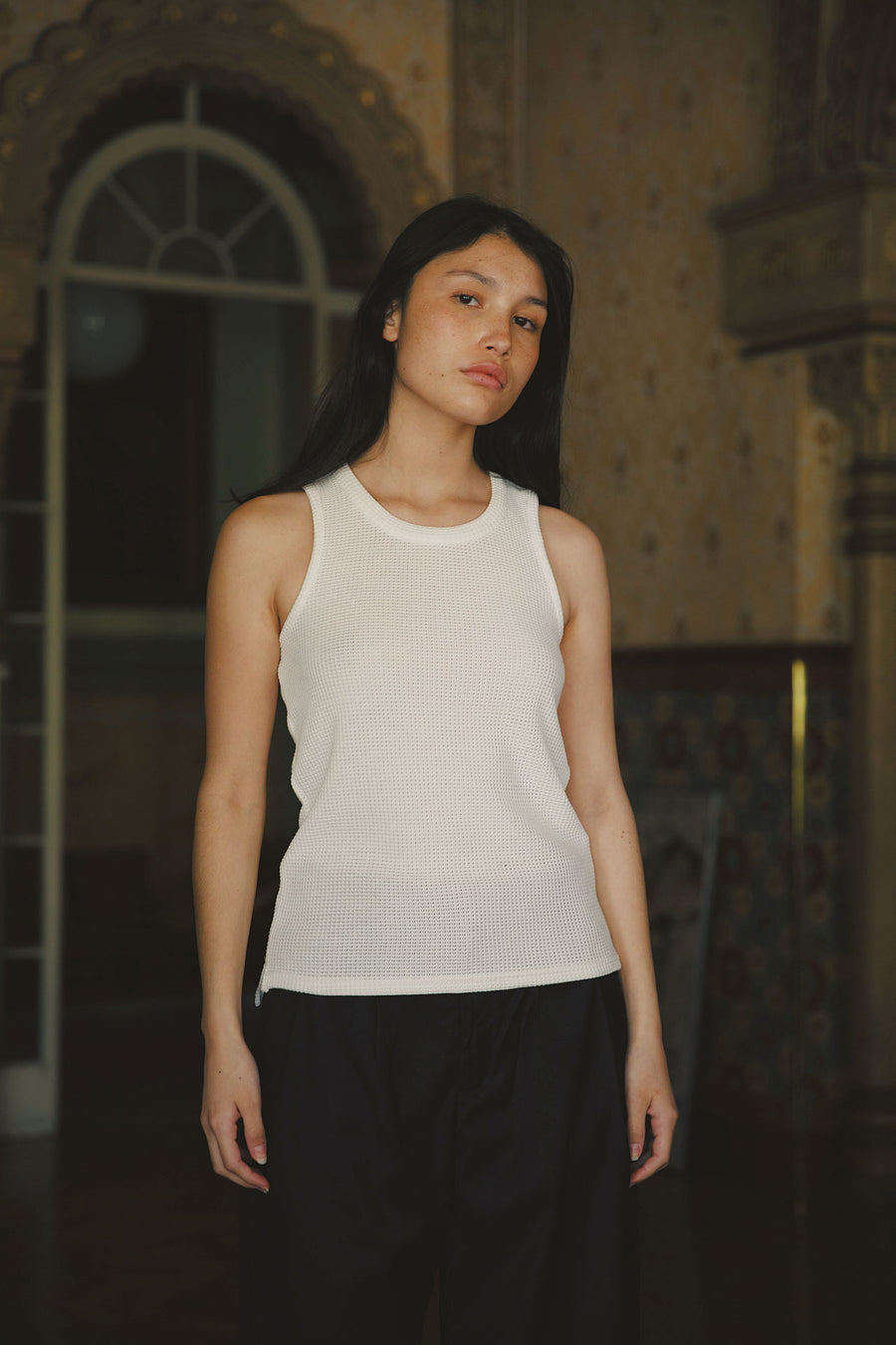 Andersen White Tank Top | 33mm - Inspired by Nostalgia